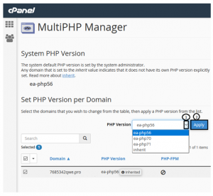 How to change PHP version on Shared Servers? - Layer WebHost